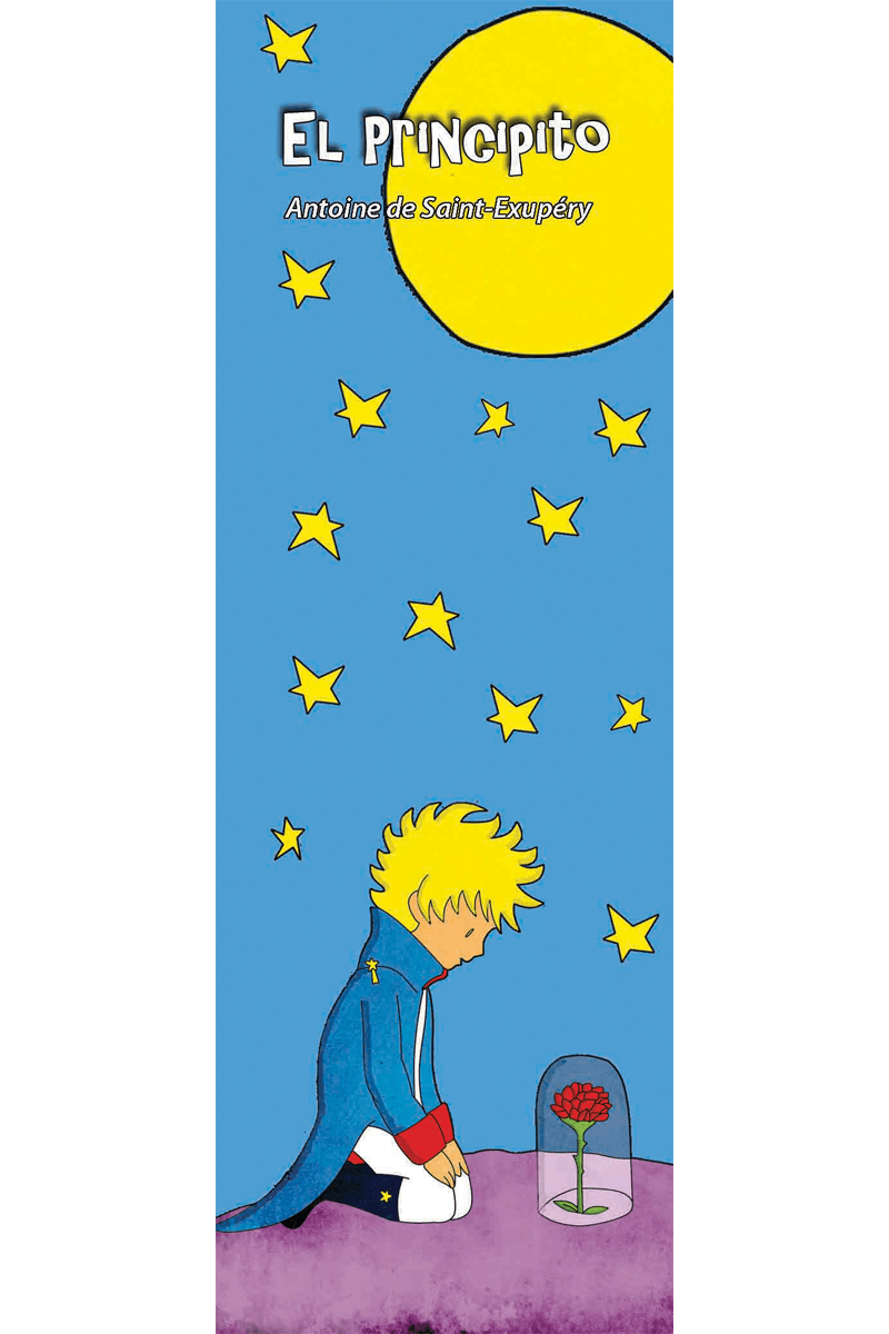 Separador El principito azul - Librerías Gandhi