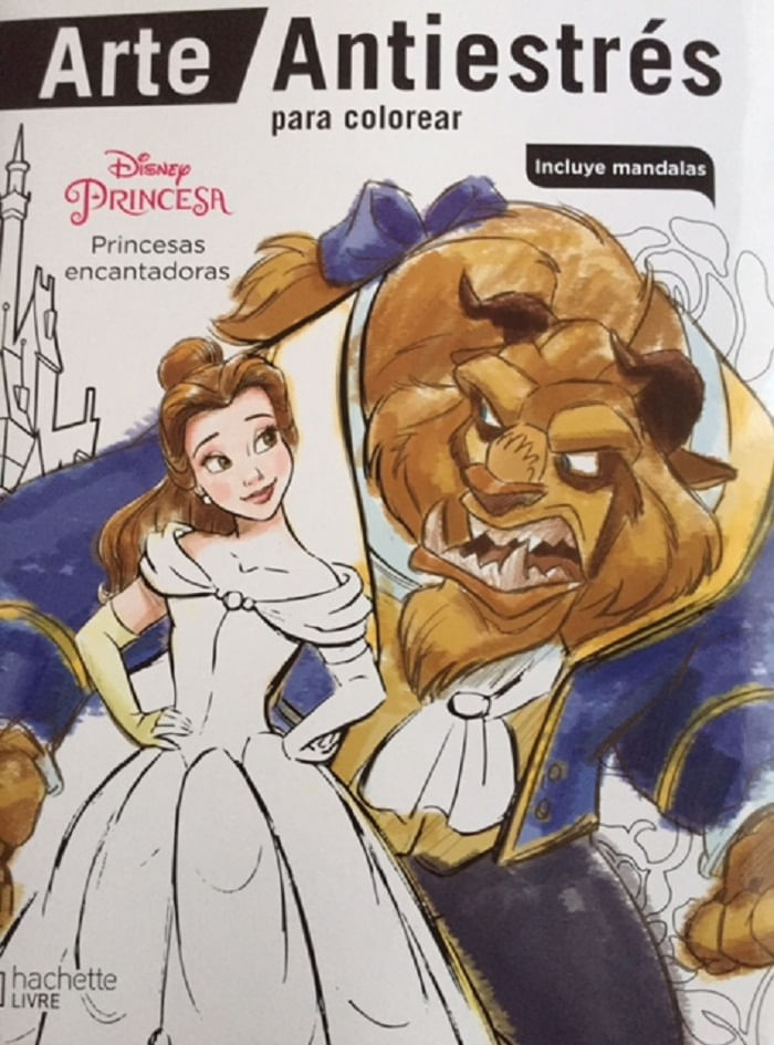 Arte Antiestrés para colorear. Princesas encantadoras - Librerías Gandhi Arte Antiestrés para colorear. Princesas encantadoras - Librerías Gandhi