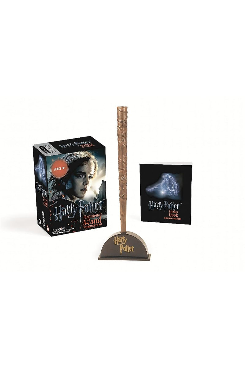 HARRY POTTER HERMIONE’S WAND WITH STICKER KIT: LIGHTS UP! - Librerías ...