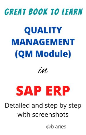 Quality Management QM Module in SAP ERP - Librerías Gandhi