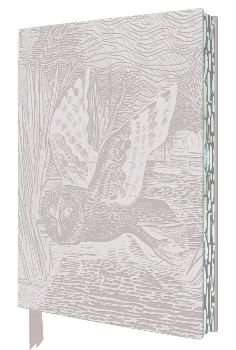 Libreta: Angela Harding, Marsh Owl Artisan Art Notebook (Flame Tree ...