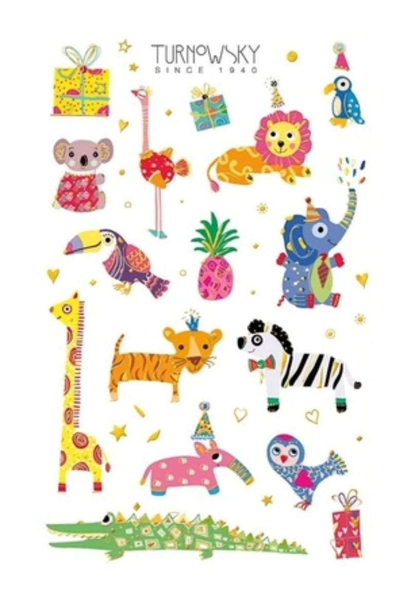 STICKER TURNOWSKY ANIMALES - Librerías Gandhi