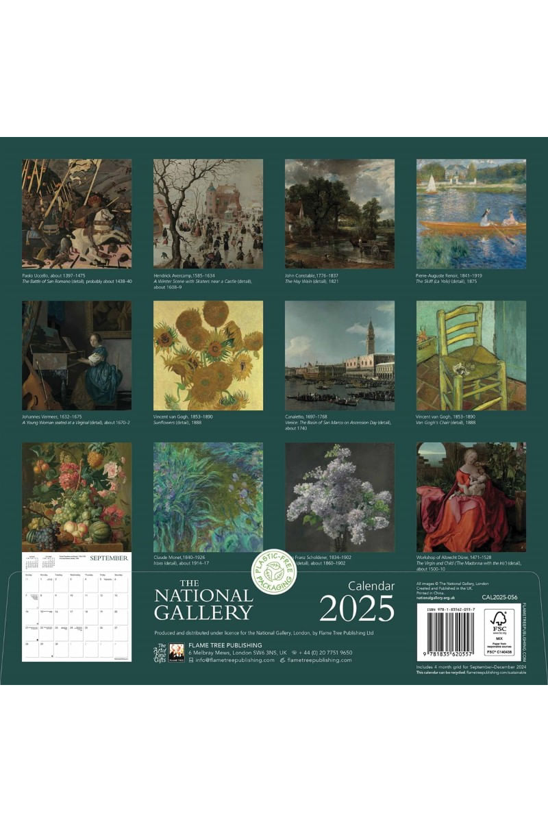 Calendario 2025: The National Gallery - Librerías Gandhi