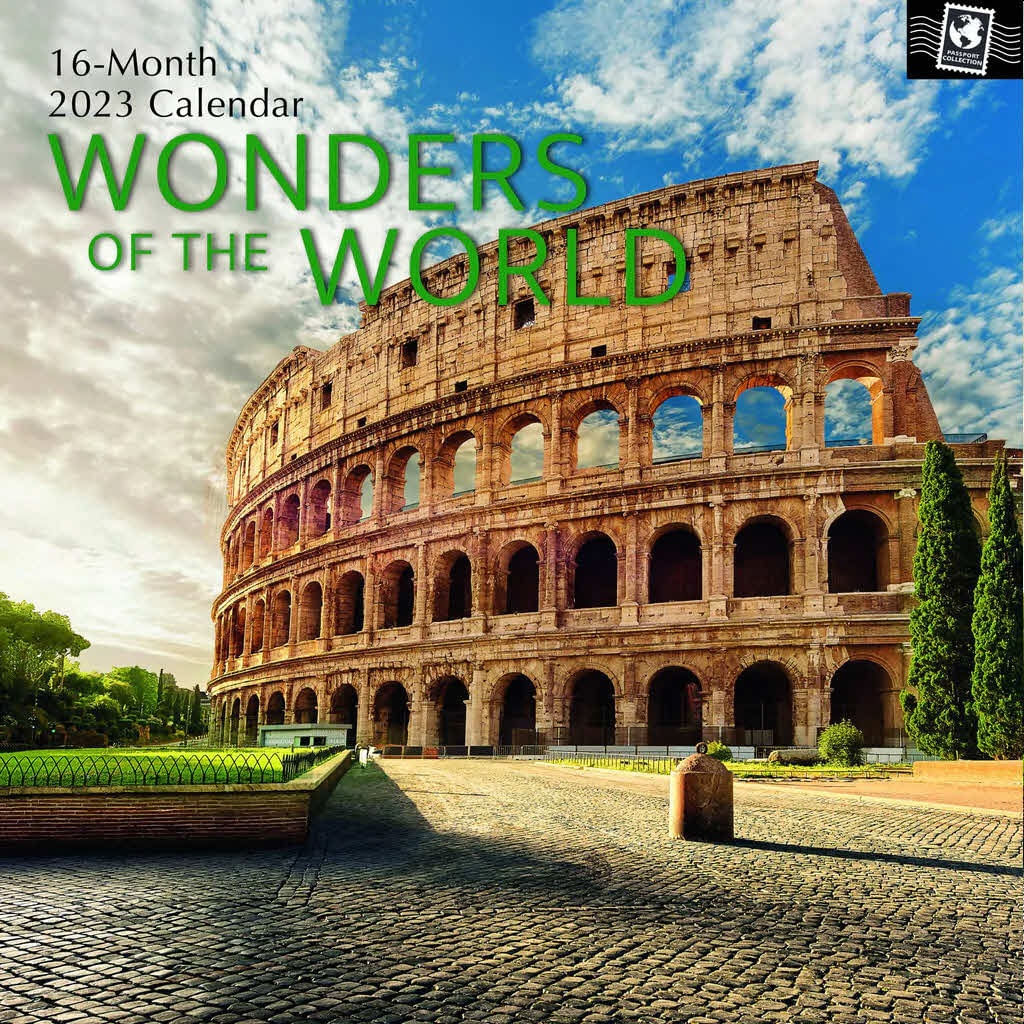 CALENDARIO 2023: Wonders of the World - Librerías Gandhi