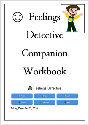 Feelings Detective Companion Workbook - Librerías Gandhi