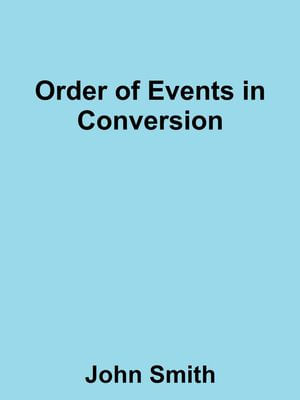 Order of Events in Conversion - Librerías Gandhi