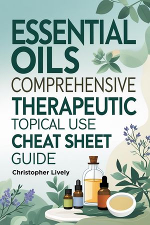 Essential Oils Comprehensive Therapeutic Topical Use Cheat Sheet Guide - Librerías Gandhi